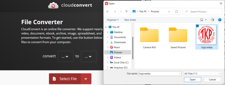 Aprenda a converter imagens WebP em PNG e outros formatos de maneira ...