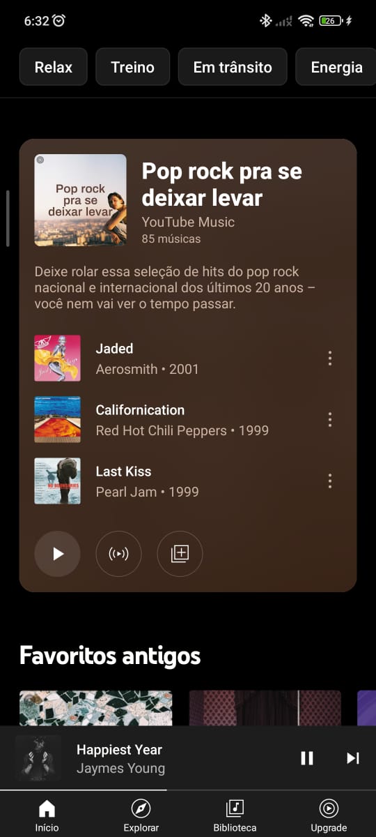 Confira as mudanças no YouTube Music: a tela inicial do app está de ...