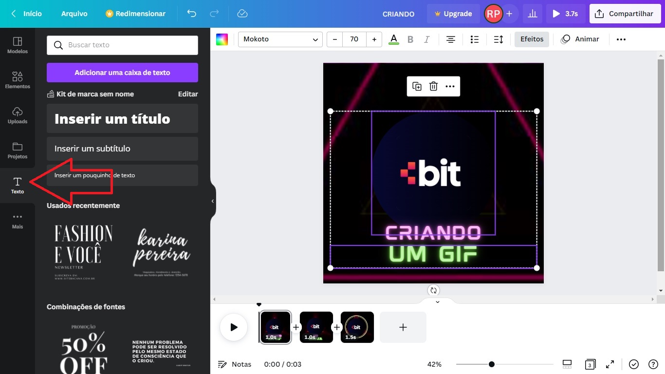 Como criar um GIF GRÁTIS no Canva? Método rápido, fácil e direto ...
