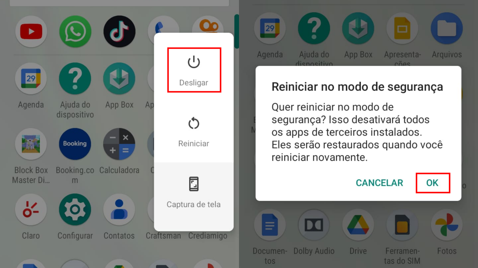 Modo de segurança do Android, como ativar e desativar [configuração]
