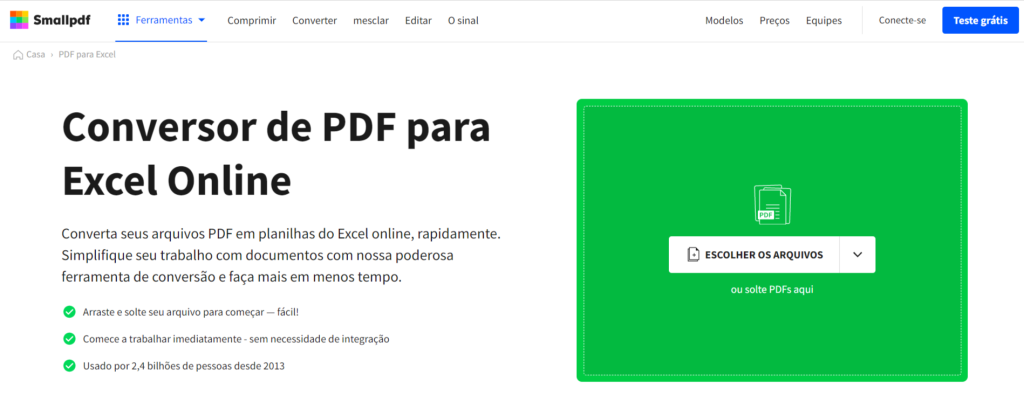 Como converter PDF para Excel [Online] - BIT magazine
